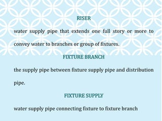 Week 05 lecture 05 water supply | PPTX