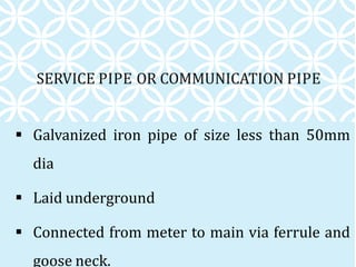 Week 06 lecture 06 water connection | PPTX