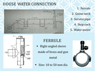 Week 06 lecture 06 water connection | PPT