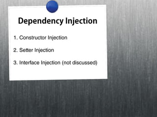 Spring and dependency injection | PDF | Programming Languages | Computing