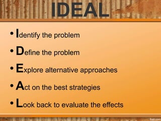 Week 07 IDEAL Problem-Solving Method.ppt