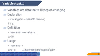 Week 08 - Identifier.pdf | Programming Languages | Computing