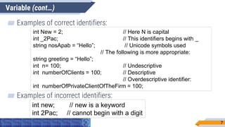 Week 08 - Identifier.pdf | Programming Languages | Computing