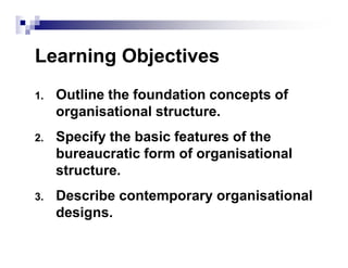 Organizational Structure and Design | PPT