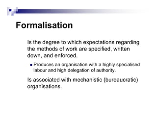 Organizational Structure and Design | PPT