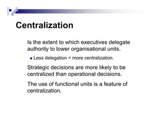 Organizational Structure and Design | PPT