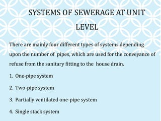 Week 08 lecture 07 sewerage | PPT