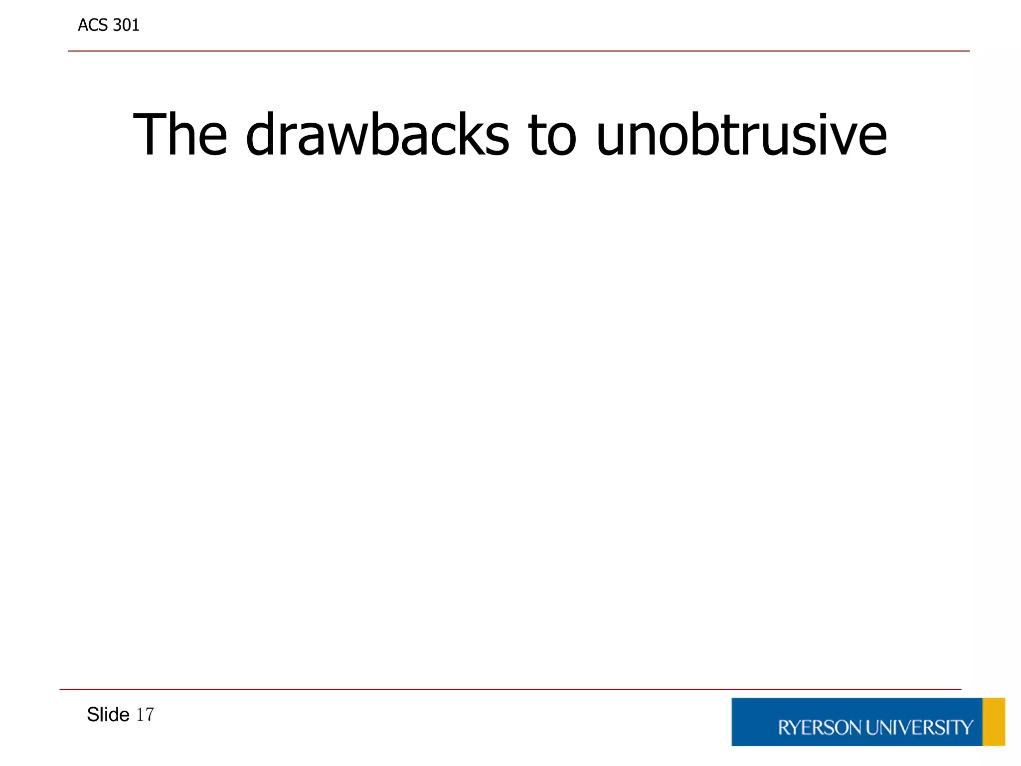 Unobtrusive research methods | PPT
