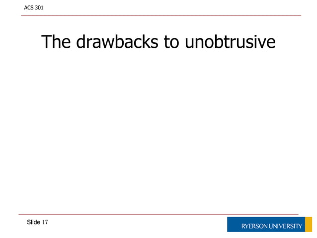 Unobtrusive research methods | PPT