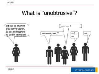 Unobtrusive research methods | PPT