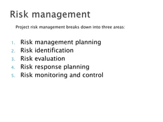 Project Risk Management and Uncertainty | PPTX
