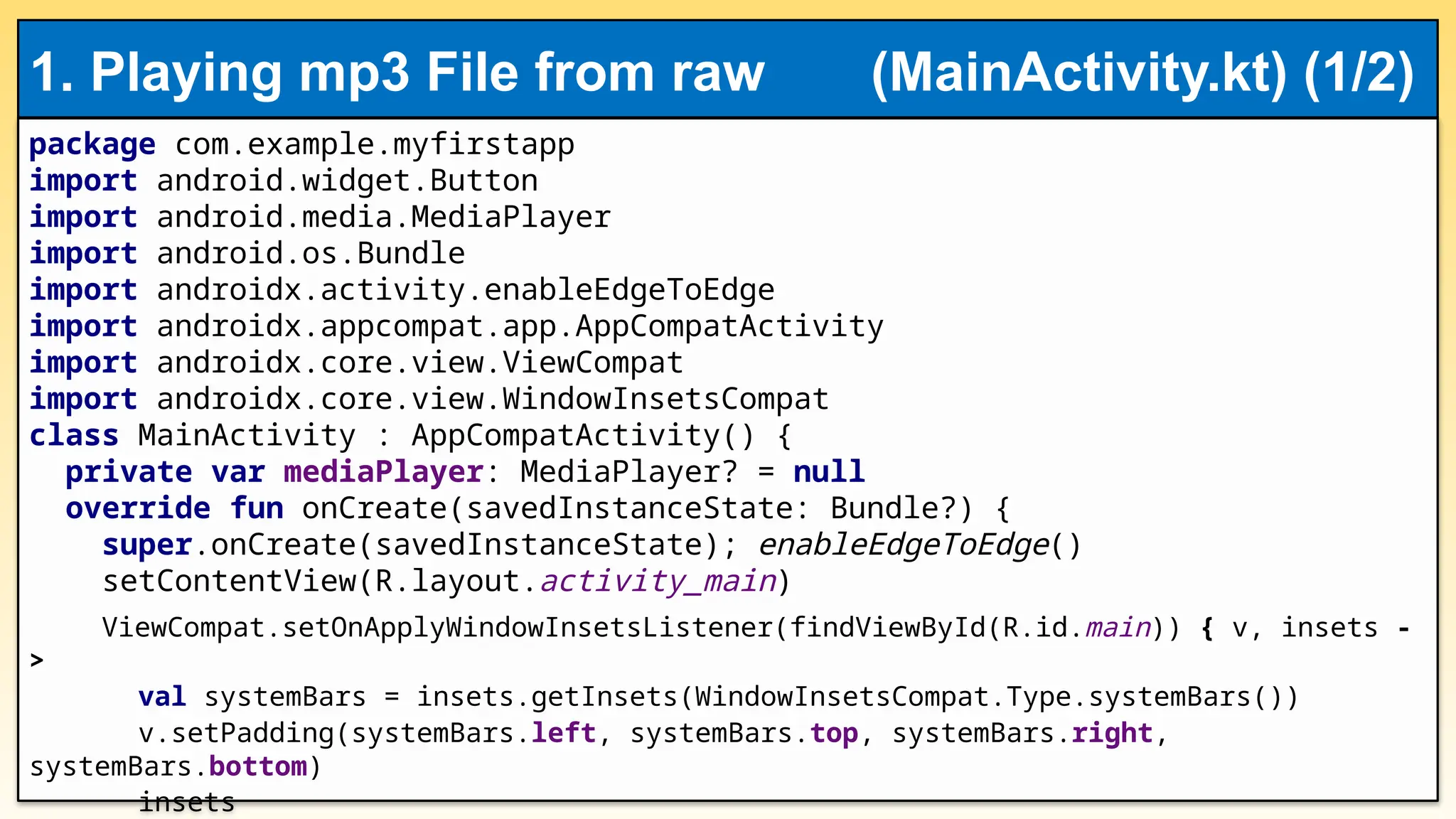 Week 09 - Using Media Player to Play mp3 files.pptx