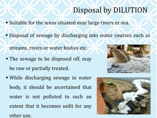 Week 09 lecture 08 sewage disposal | PPTX
