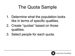 Sampling Methods in Qualitative and Quantitative Research | PPTX