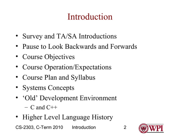 Week0 introduction | PPT