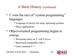 Week0 introduction | PPT | Programming Languages | Computing