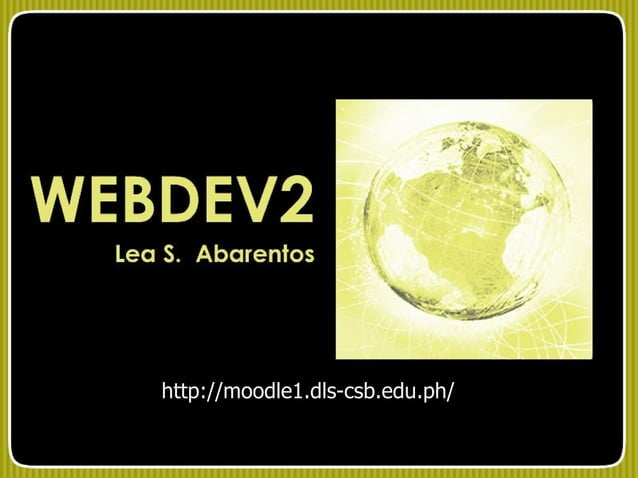 Introduction to Webdev2 | PDF
