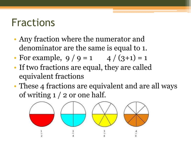Week 1 Roman Numerals and Fractions | PPT