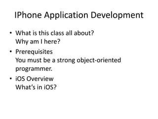 IOS Swift language 1st Tutorial | PPTX