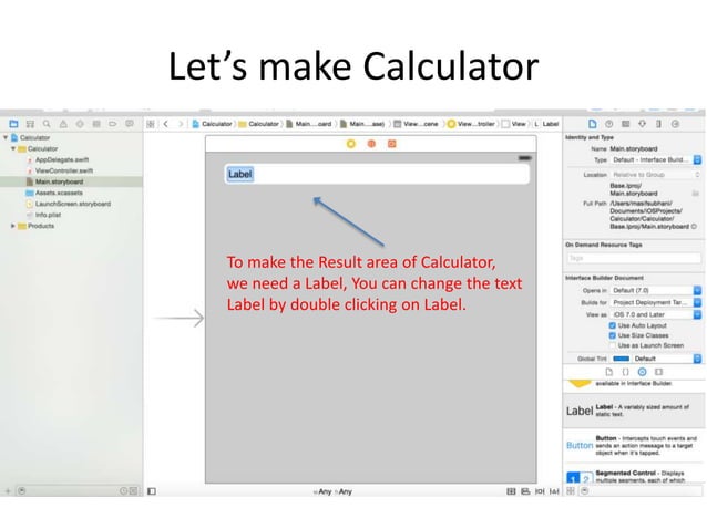 IOS Swift language 1st Tutorial | PPT