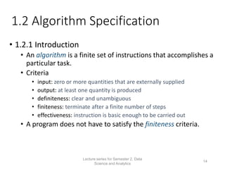 Week 1 - Data Structures and Algorithms | PDF | Programming Languages ...