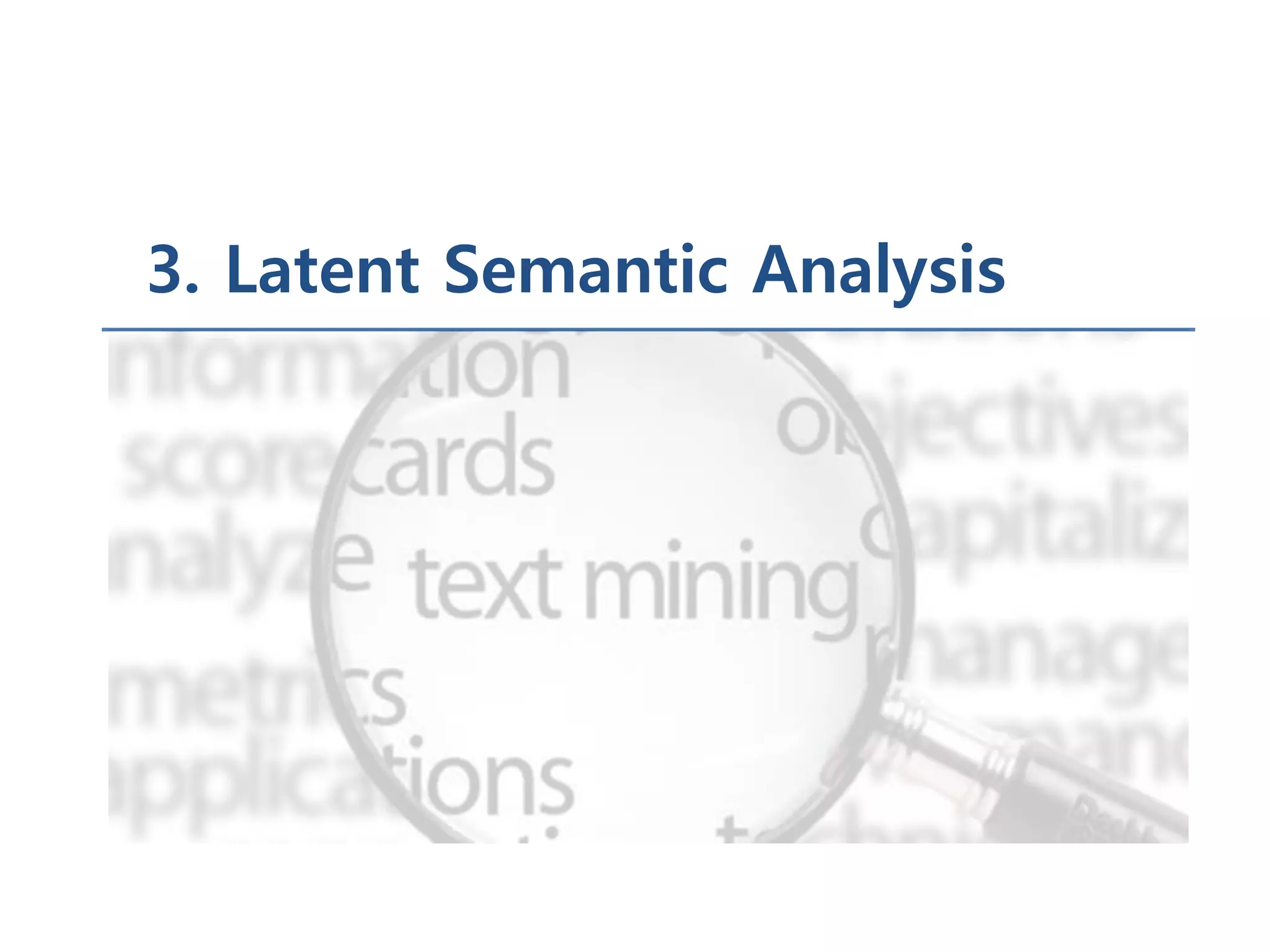 Latent Semantic Analysis(LSA) | PDF | Science