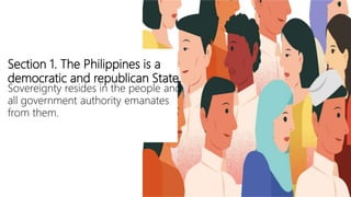 Philippine Constitution Article 1 and 2 | PPTX