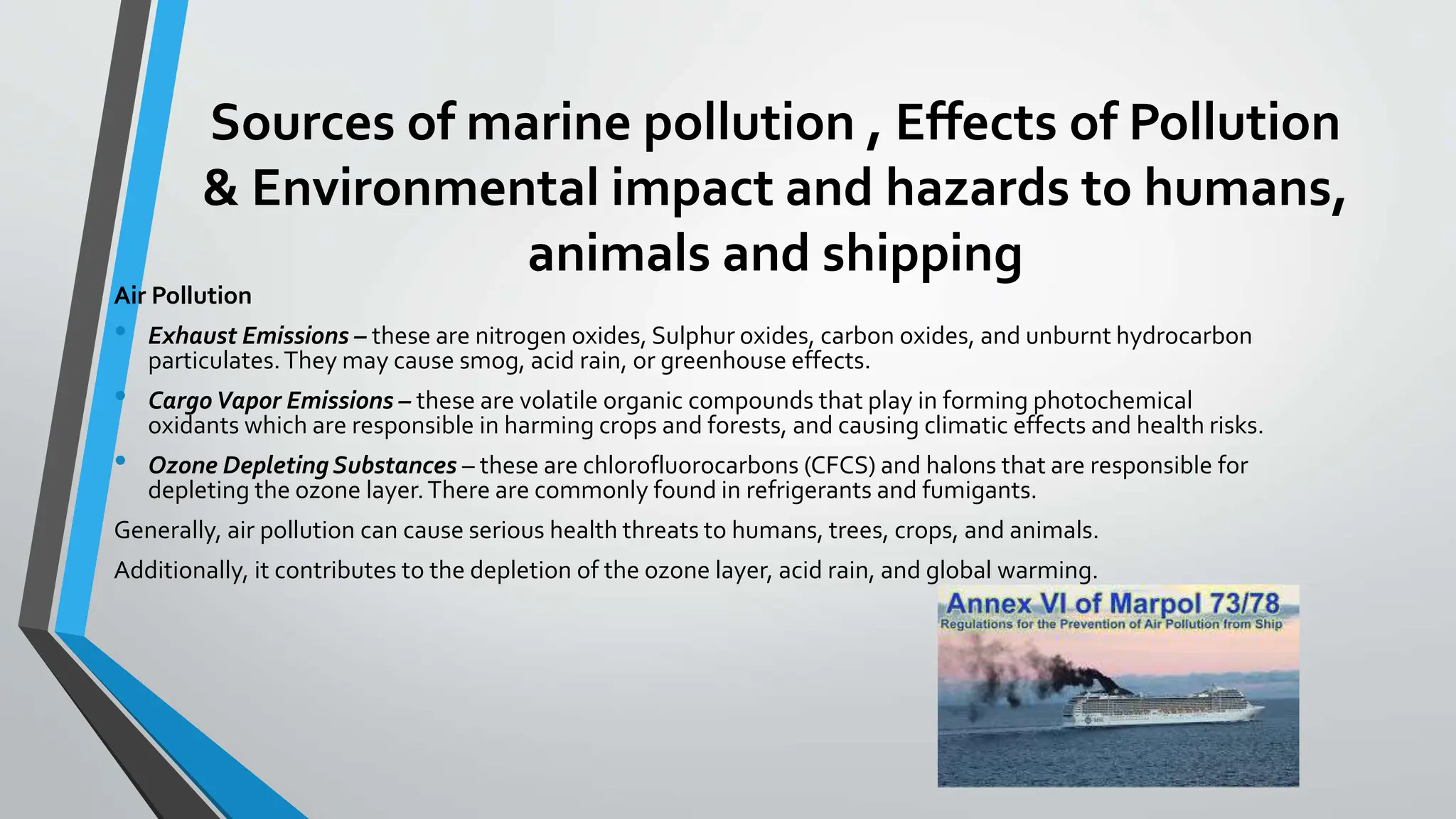 Protection to Marine Environment (introduction) | PPTX