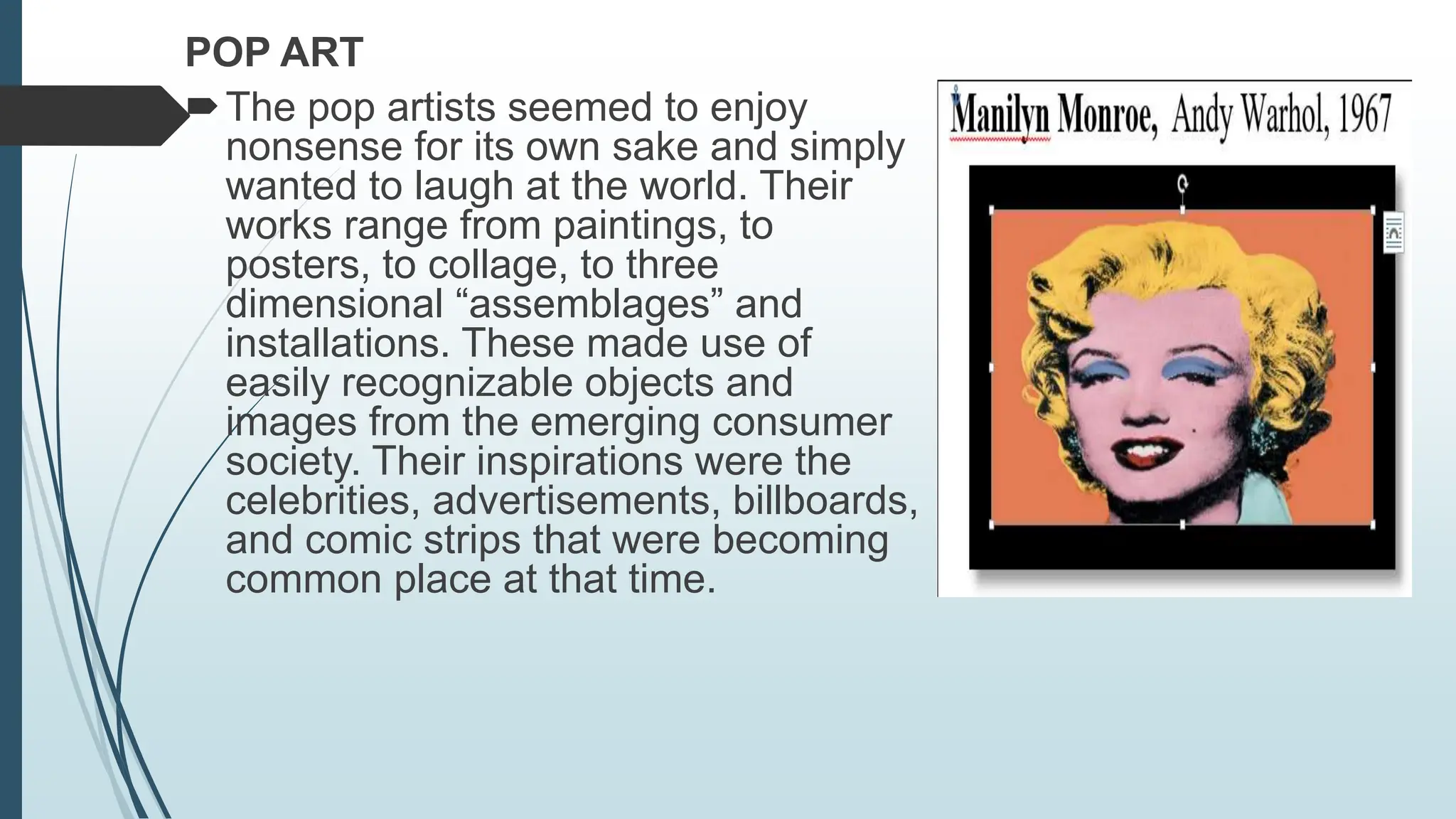 WEEK Elements, Principles, and Distinct Characteristics of Various Art ...