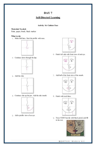 Arts10: Modern Art First Quarter Blended Learning Module | DOCX