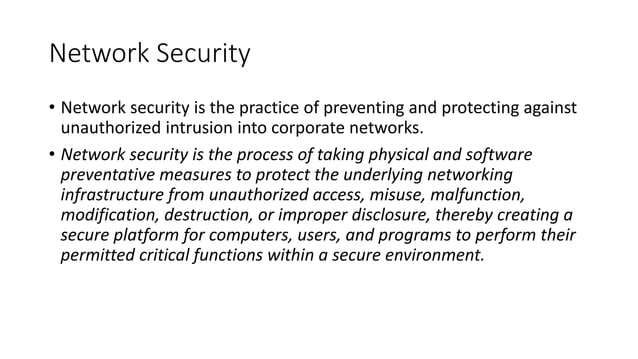 information security (network security methods) | PPT