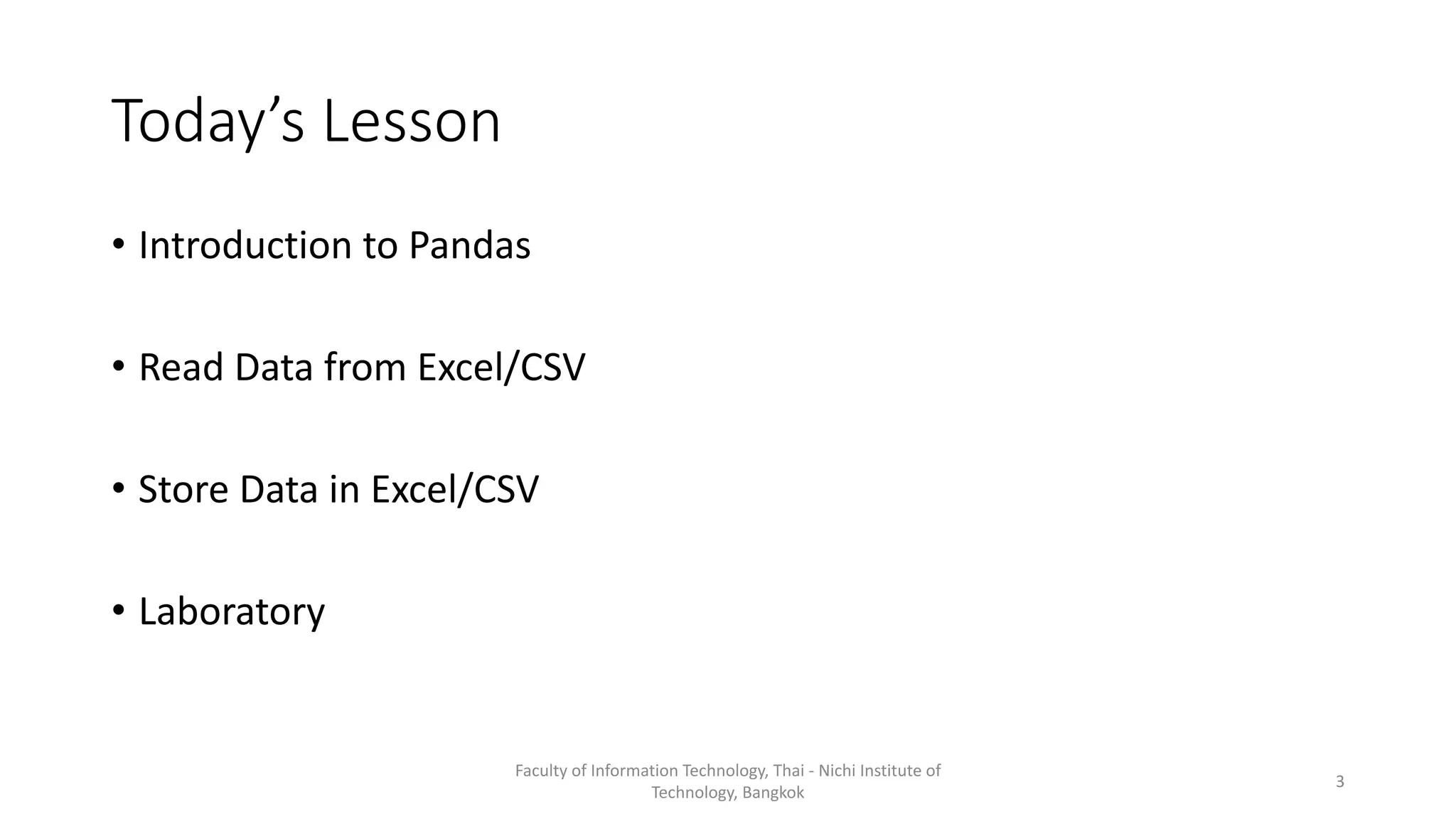 Week 1: Programming for Data Analysis | PPT