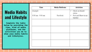Media and Information Literacy - Module 1: Week 1 | PPTX