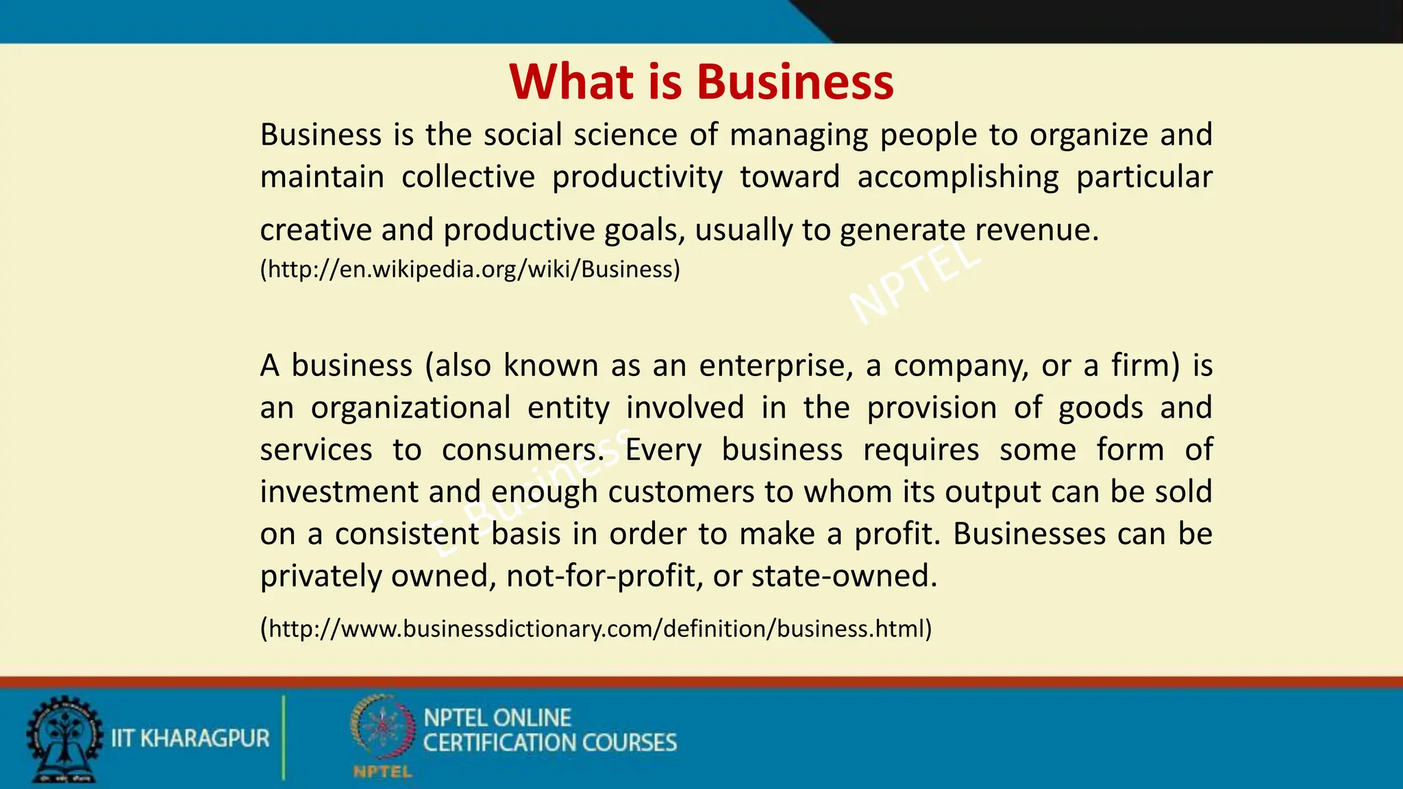 NPTEL E BUSINESS NOTES Week1 for moocs.. | PDF