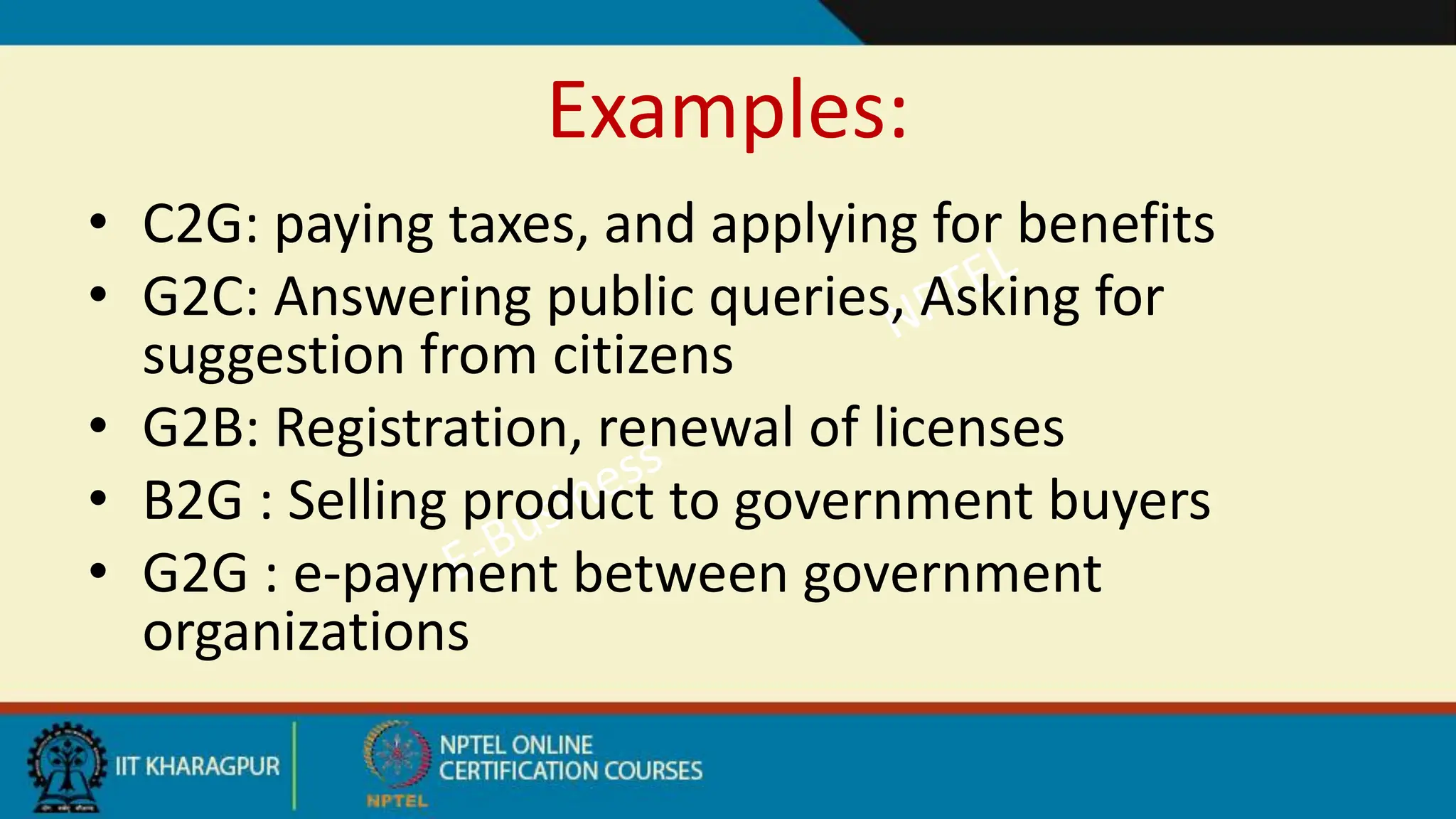 NPTEL E BUSINESS NOTES Week1 for moocs.. | PDF