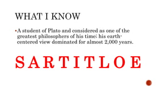 Week 1 Astronomy How the Greeks knew that Earth is Spherical | PPTX