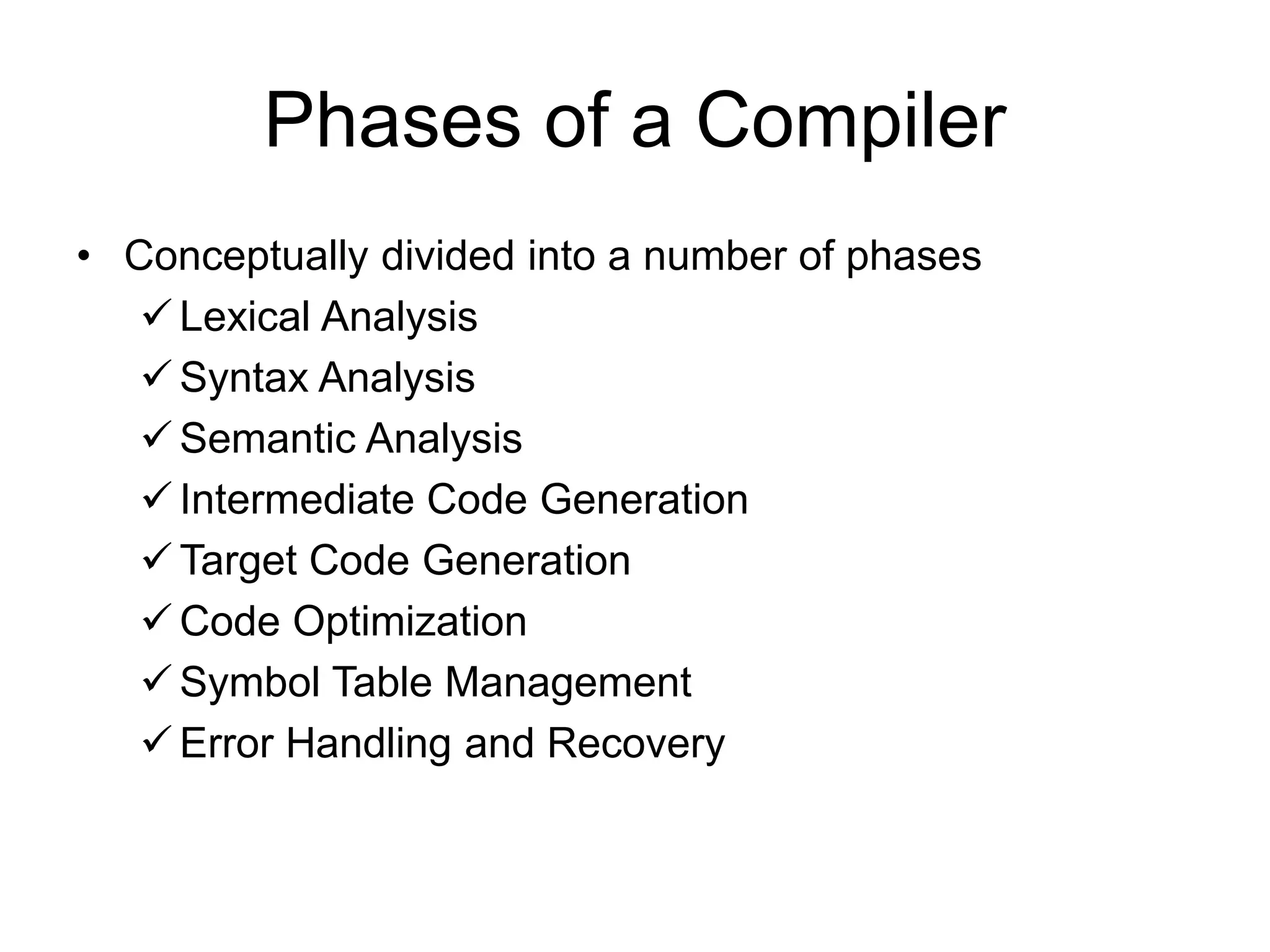 Introduction to compiler design, PPT-1, MODULE 1 | PPT