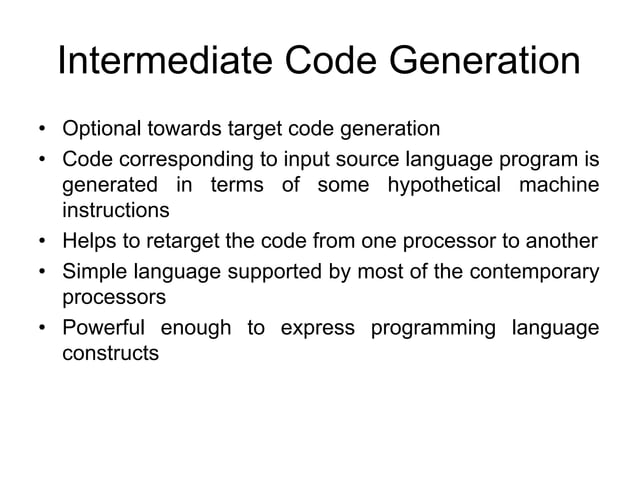 Introduction To Compiler Design Ppt 1 Module 1 Ppt