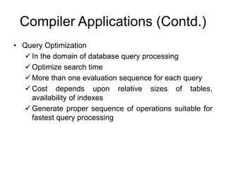 Introduction to compiler design, PPT-1, MODULE 1 | PPT