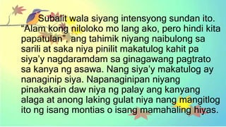 Ang kuwentong-Bayan ng mga Maranao "Munting Ibon" | PPT