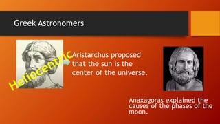 WEEK 1.INTRODUCTION TO PHYSICAL SCIENCE ANCIENT HISTORY | PPTX