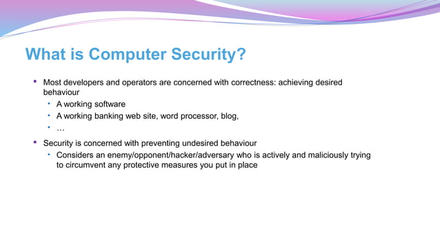 Programming and Secure software development presentation consists of ...