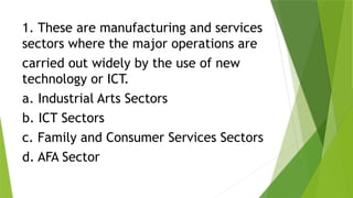 Exploring ICT Sectors: Career Paths, Trends, and Challenges | PPTX