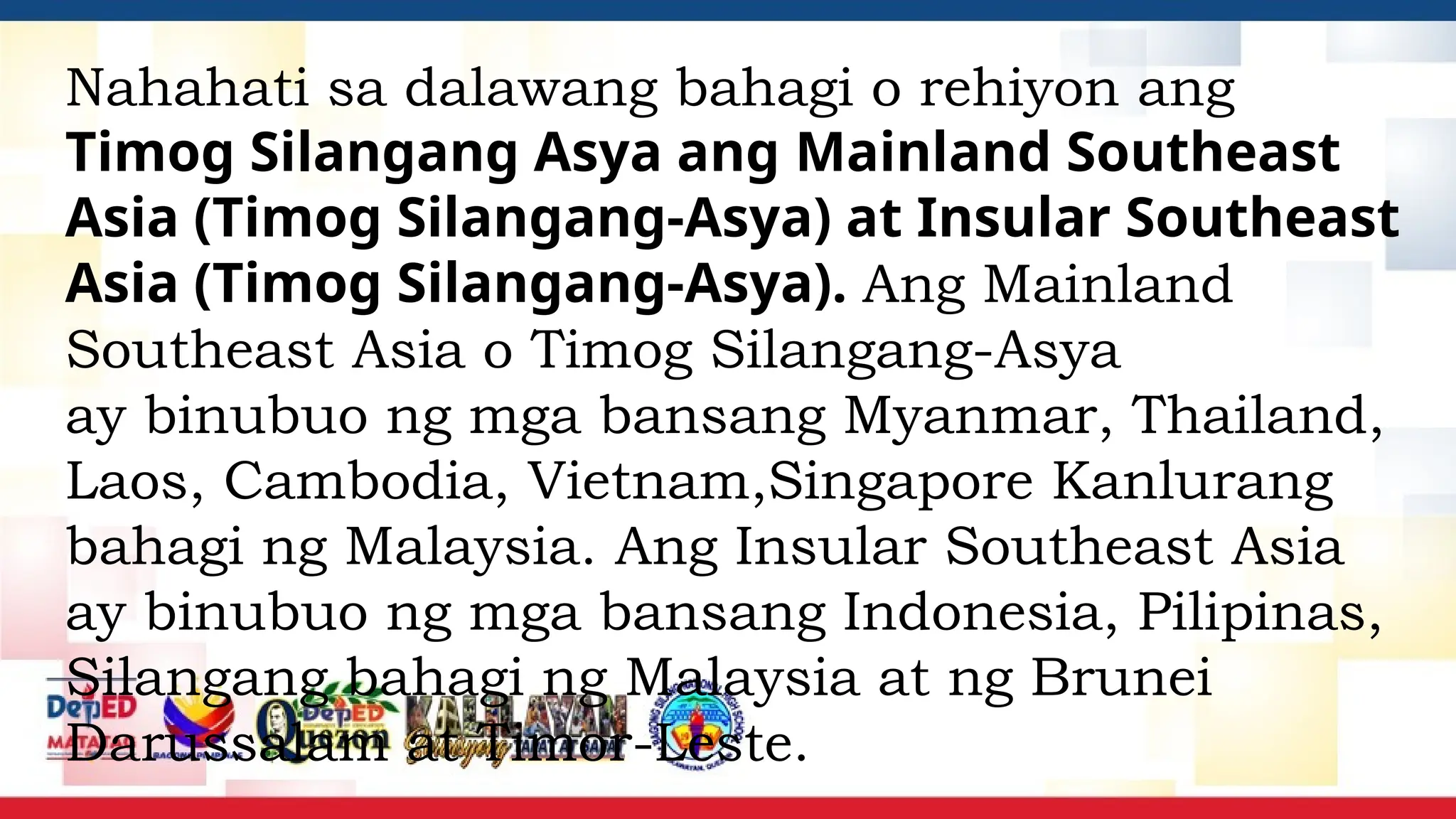 Araling Panlipunan 7 Matatag Curriculum Week 1.pptx