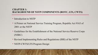 national training service program mandated | PPTX