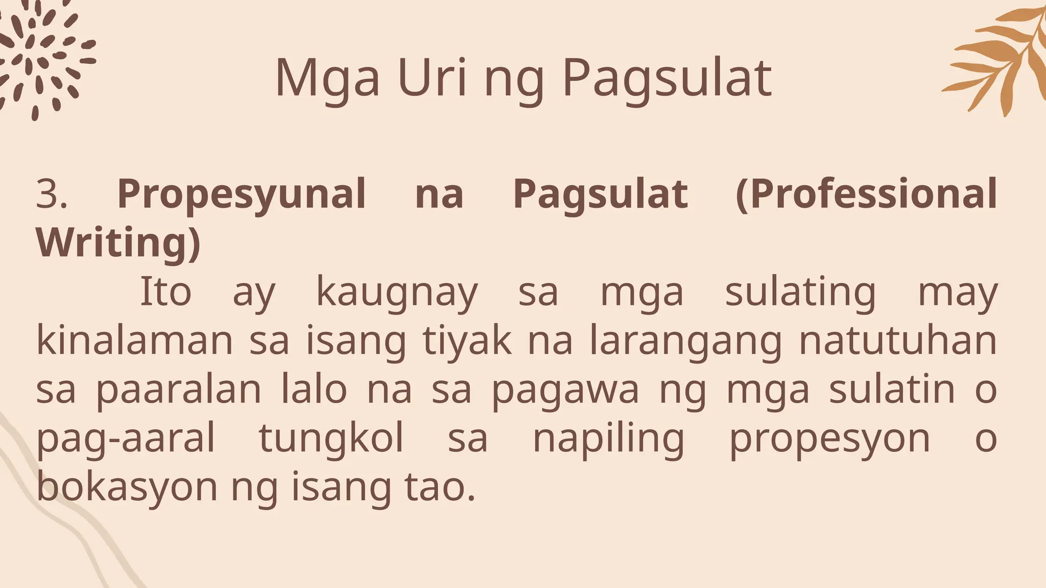 Filipino sa Piling LarAkademing Pagsulat | PPTX