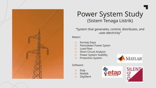 Materi Training ETAP Power System Study Week 1.pptx