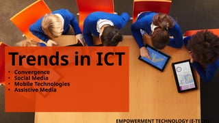 Trends in ICT- Information and communication Technologies | PPTX