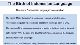 Indonesian Language I for undergraduate students | PPTX