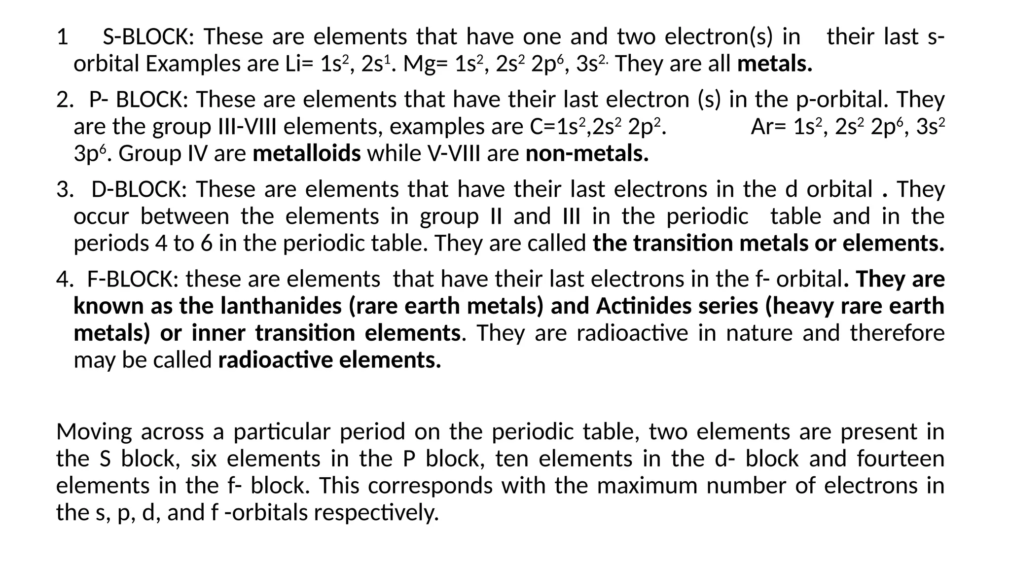 The periodic table, periodic table Trends.pptx